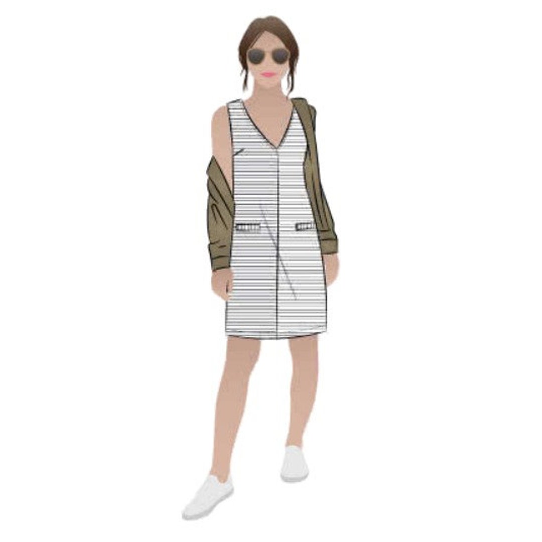 Style Arc AUS / Printed Sewing Pattern / Sia Knit Dress - Etsy