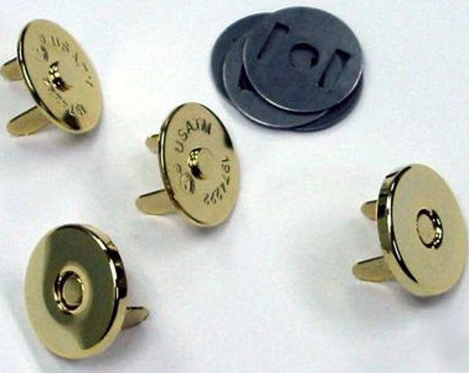 10mm Magnetic Purse Snaps Closures Gold MAGNET SNAP MAG-102 - Etsy