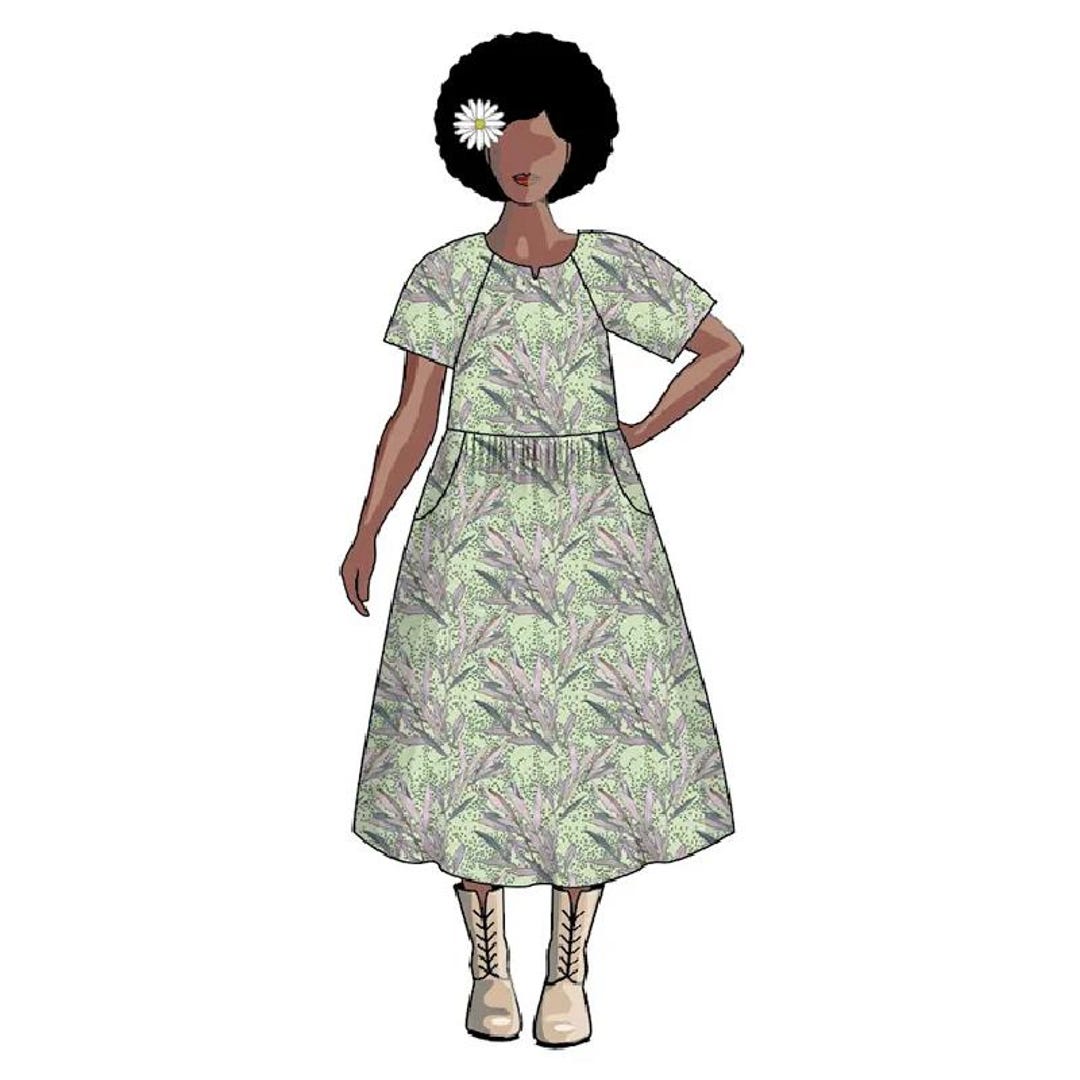 Sew Different / Printed Sewing Pattern / Ripple Dress - Etsy