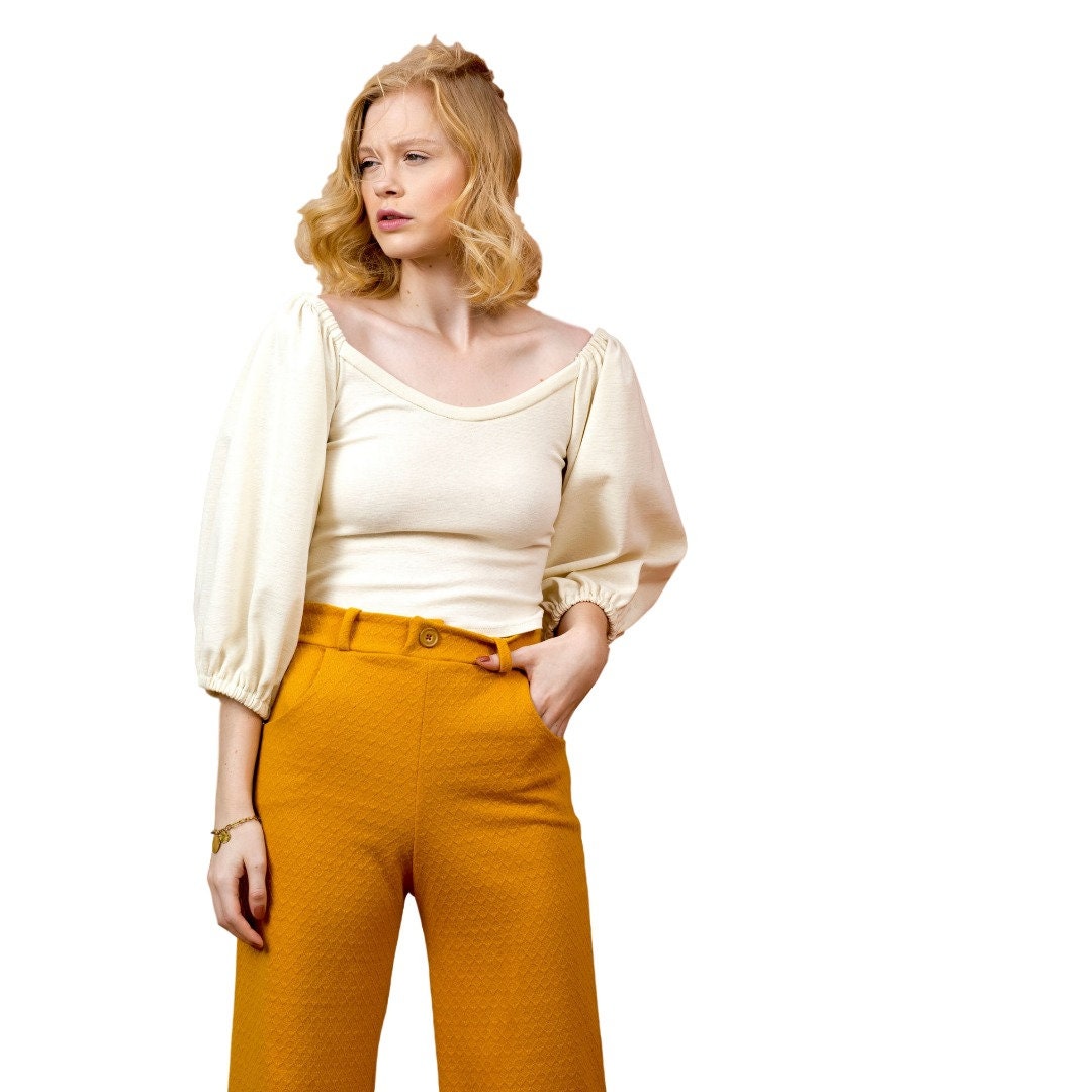 Friday Pattern Co / Printed Sewing Pattern / Adrienne Blouse - Etsy