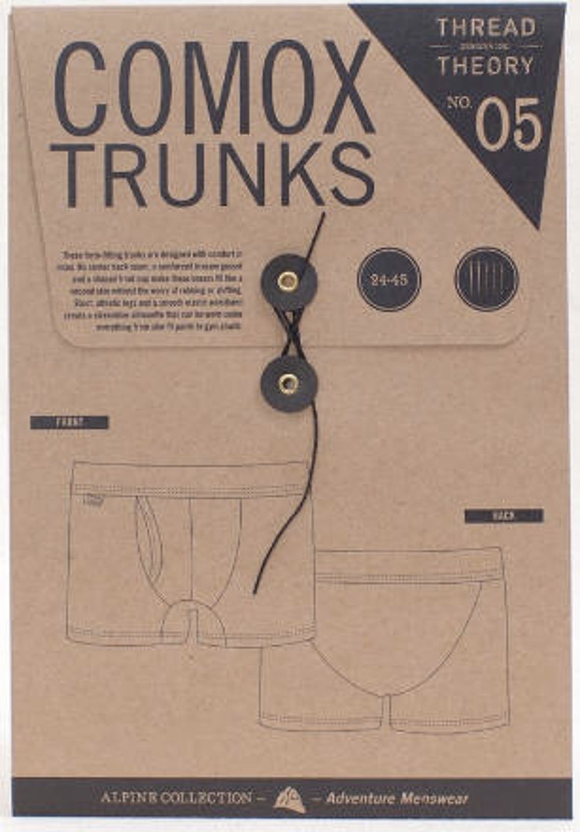 Thread Theory CAN / Printed Sewing Pattern / Comox Trunks - Etsy