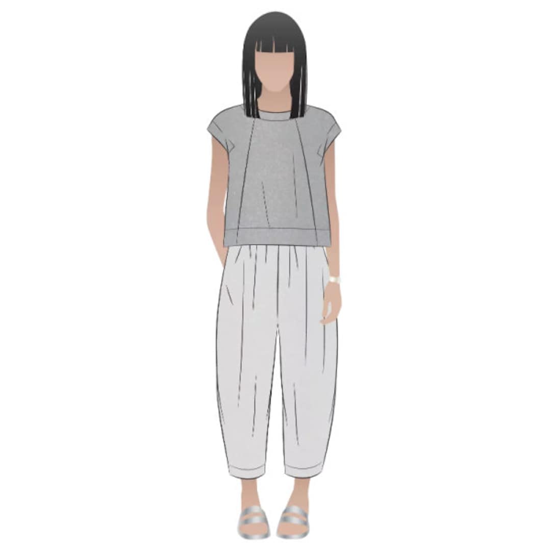 Style Arc / Printed Sewing Pattern / Ethel Top - Etsy