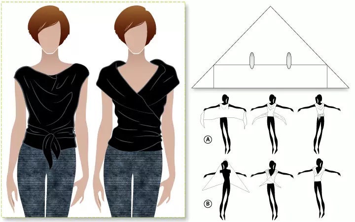 Style Arc / Printed Sewing Pattern / Simply Sally Top - Etsy