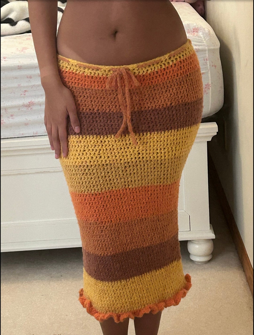 Crochet Low Waisted Skirt PATTERN - Etsy