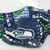 Seattle Seahawk Adult & Ex-large Face Mask, Reusable, 100% Cotton, Nose ...
