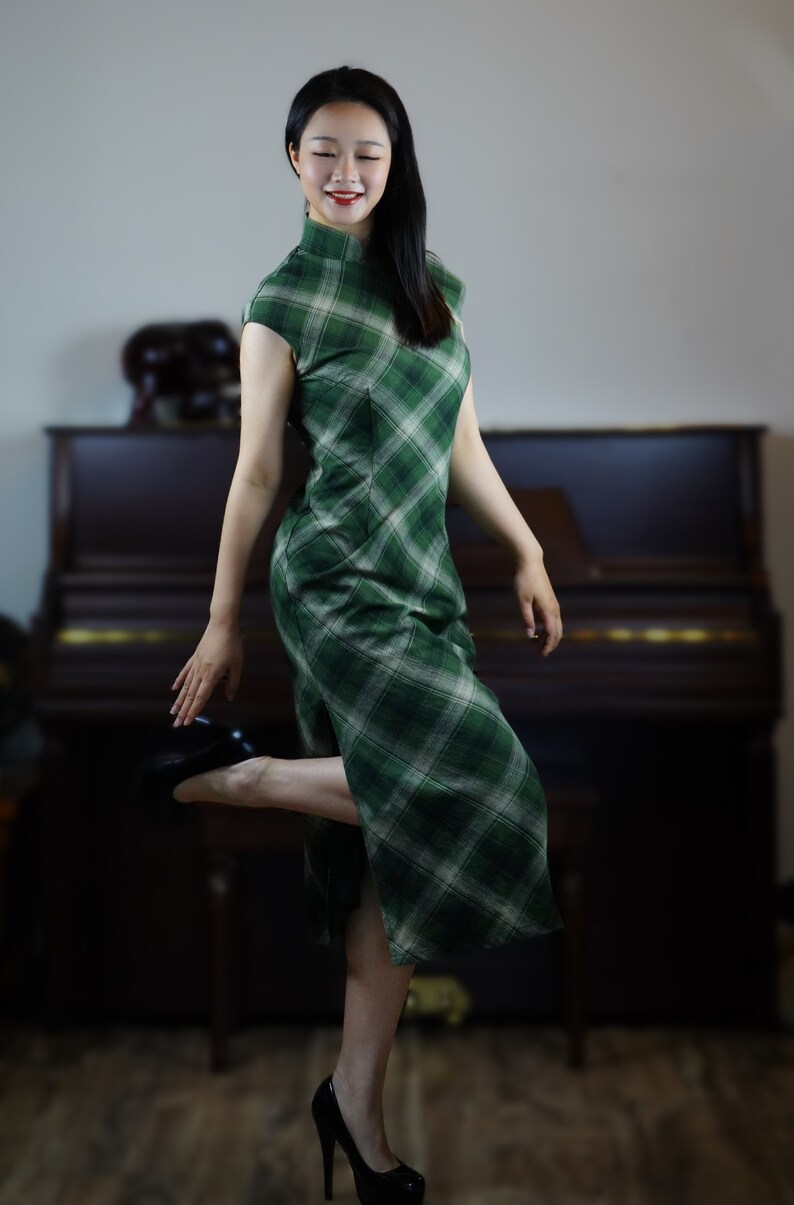Chinese Qipao Dress, Traditional Chinese Dress, Tea Ceremony Dress ...