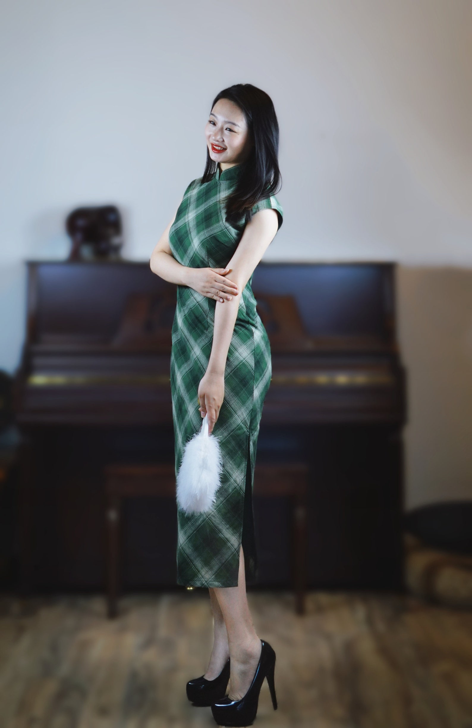 Chinese Qipao Dress, Traditional Chinese Dress, Tea Ceremony Dress ...
