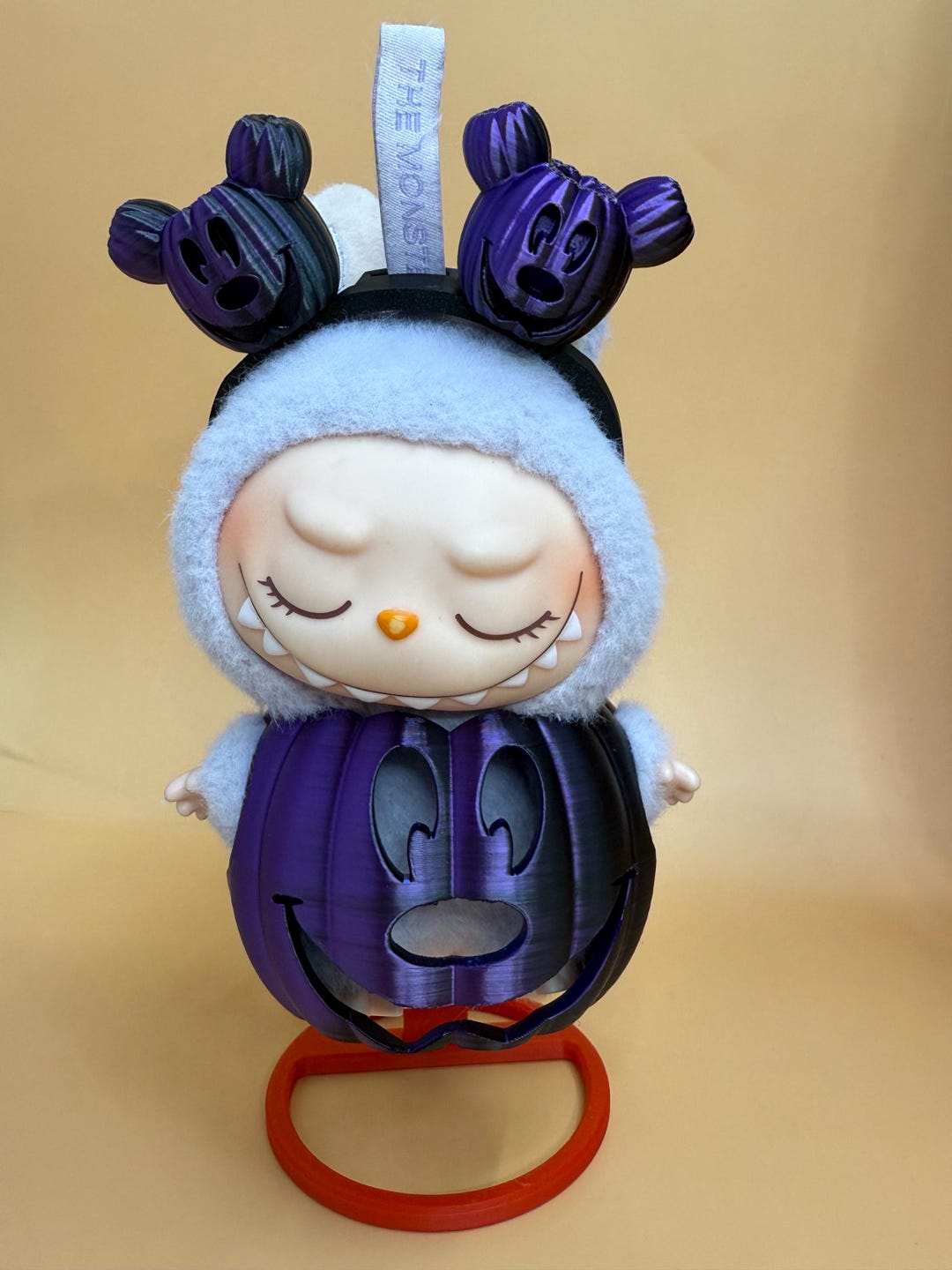 Labubu Mouse Pumpkin Outfit - Desk Decor - Gaming Setup - Collectibles ...