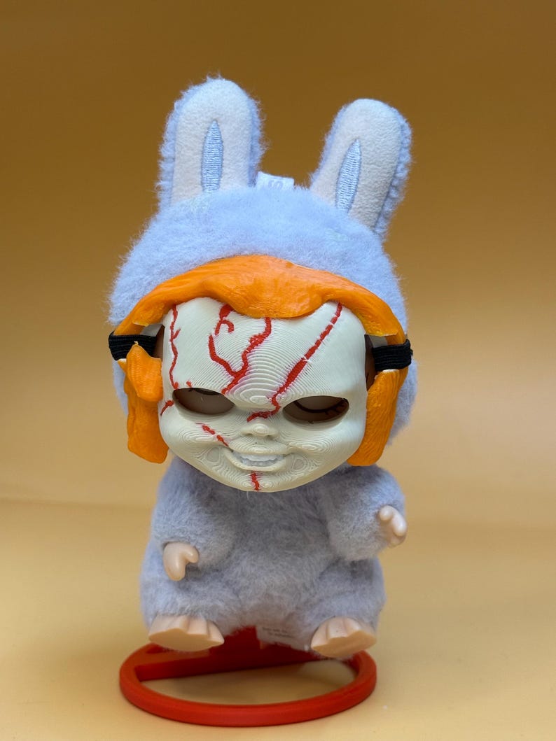 Labubu Chucky Childs Play - Desk Decor - Gaming Setup - Collectibles ...