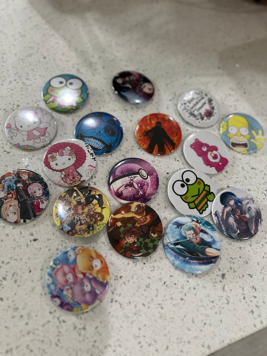 Surprise Pack of Anime Buttons - Etsy