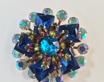 Multi Colored Brooch - Etsy