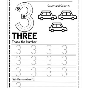 Number Tracing Worksheets, Traceable Numbers, Preschool Worksheets ...