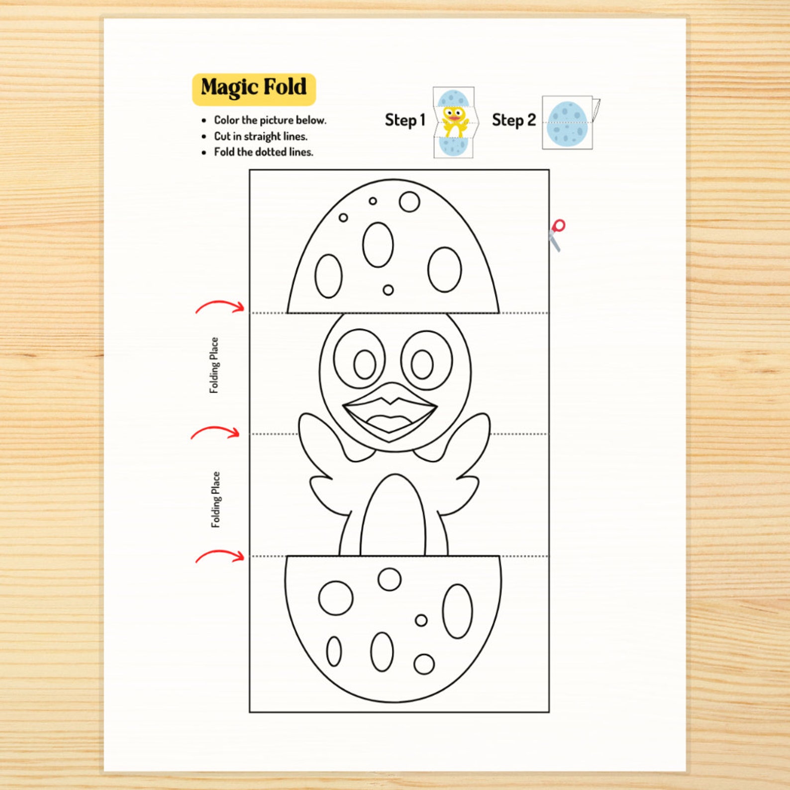 Duck Printable Craft, Kids Coloring Page, Homeschool Download, Paper ...