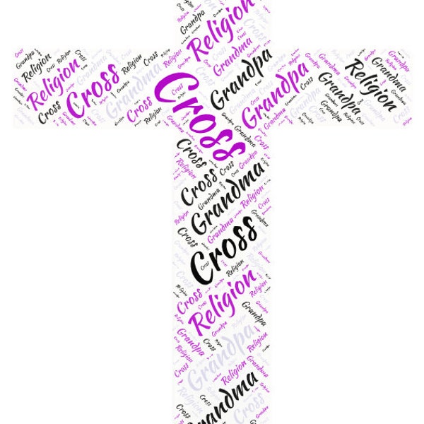 Personalized Cross Word - Etsy Canada