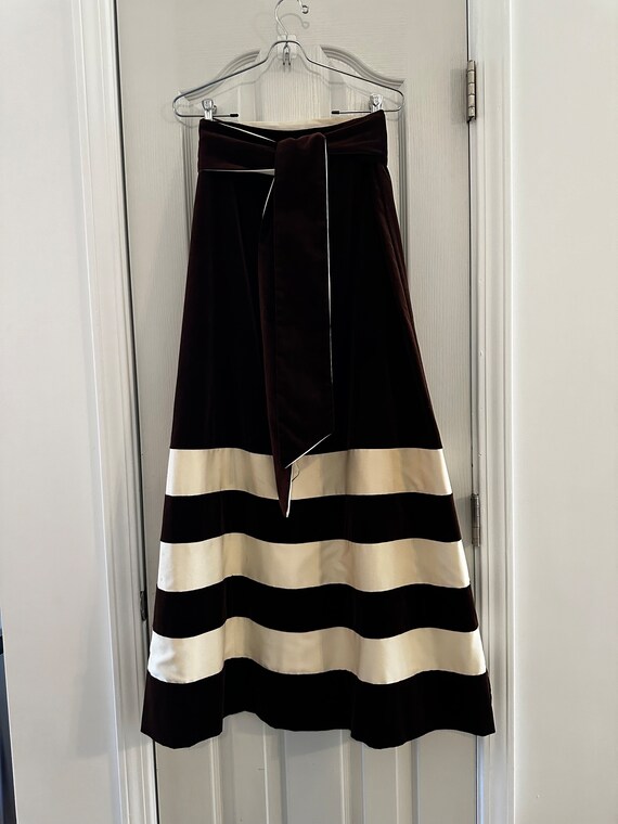 Chessa Davis Authentic Vintage 60s Maxi Quilted Skirt… - Gem