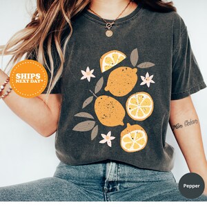Lemon Shirt, Citrus Shirt, Vintage Shirt, Graphic Shirt, Lemon Fruit ...
