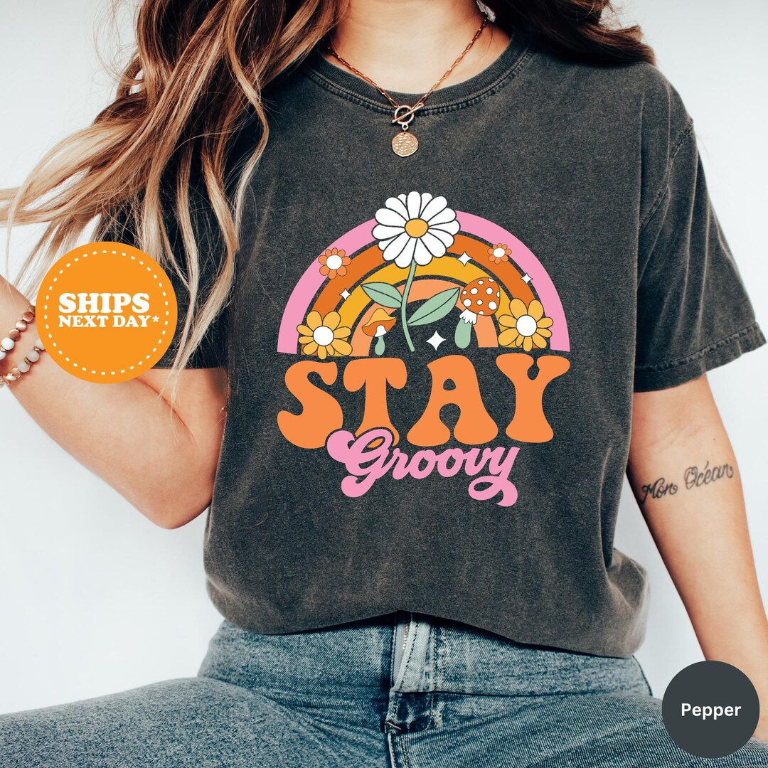 Stay Groovy Tee, One Groovy Gang Shirt, Hippie Shirt, Stay Groovy Shirt ...