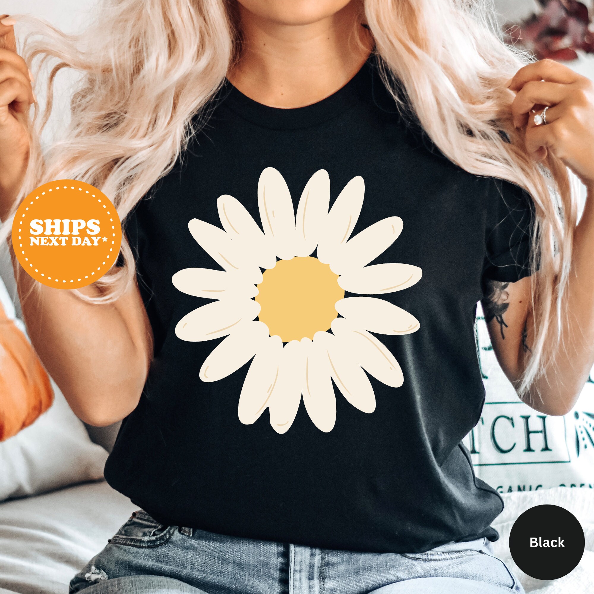 Daisy Shirt, Wildflower Comfort Colors, Trendy Flower Shirt, Cute Boho Shirt, Flower Tshirt ...