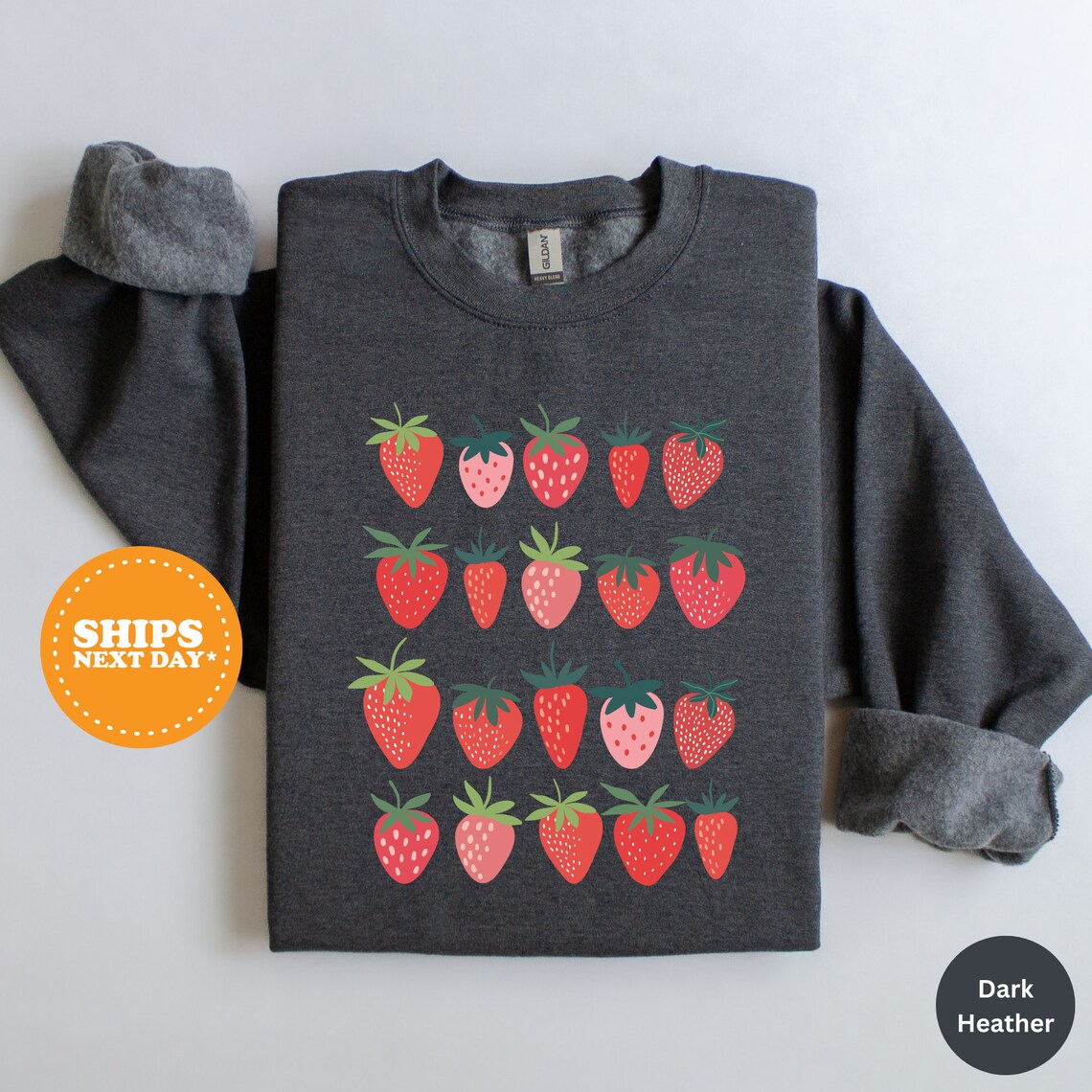 Cute Strawberry Crewneck, Aesthetic Hoodie, Back to School Crewneck ...