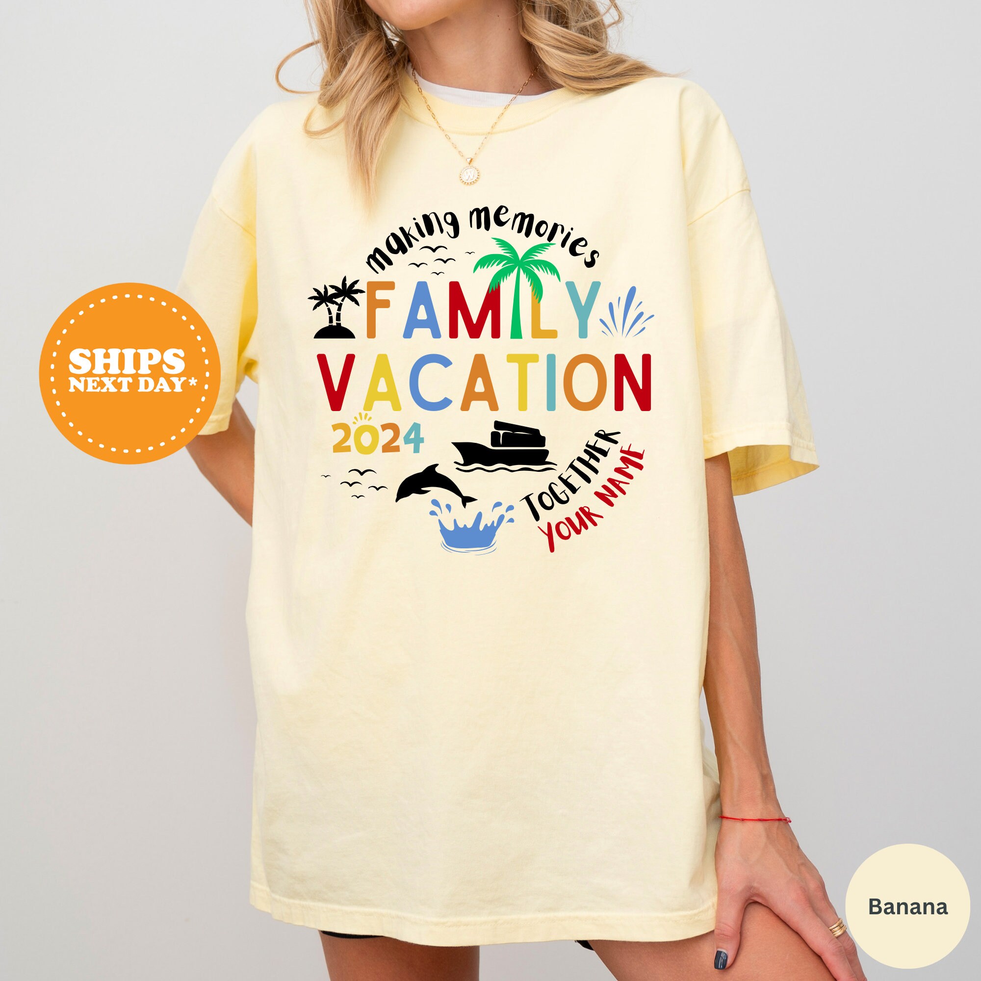 Custom Family Vacation Shirt, Making Memories Together Shirt ...