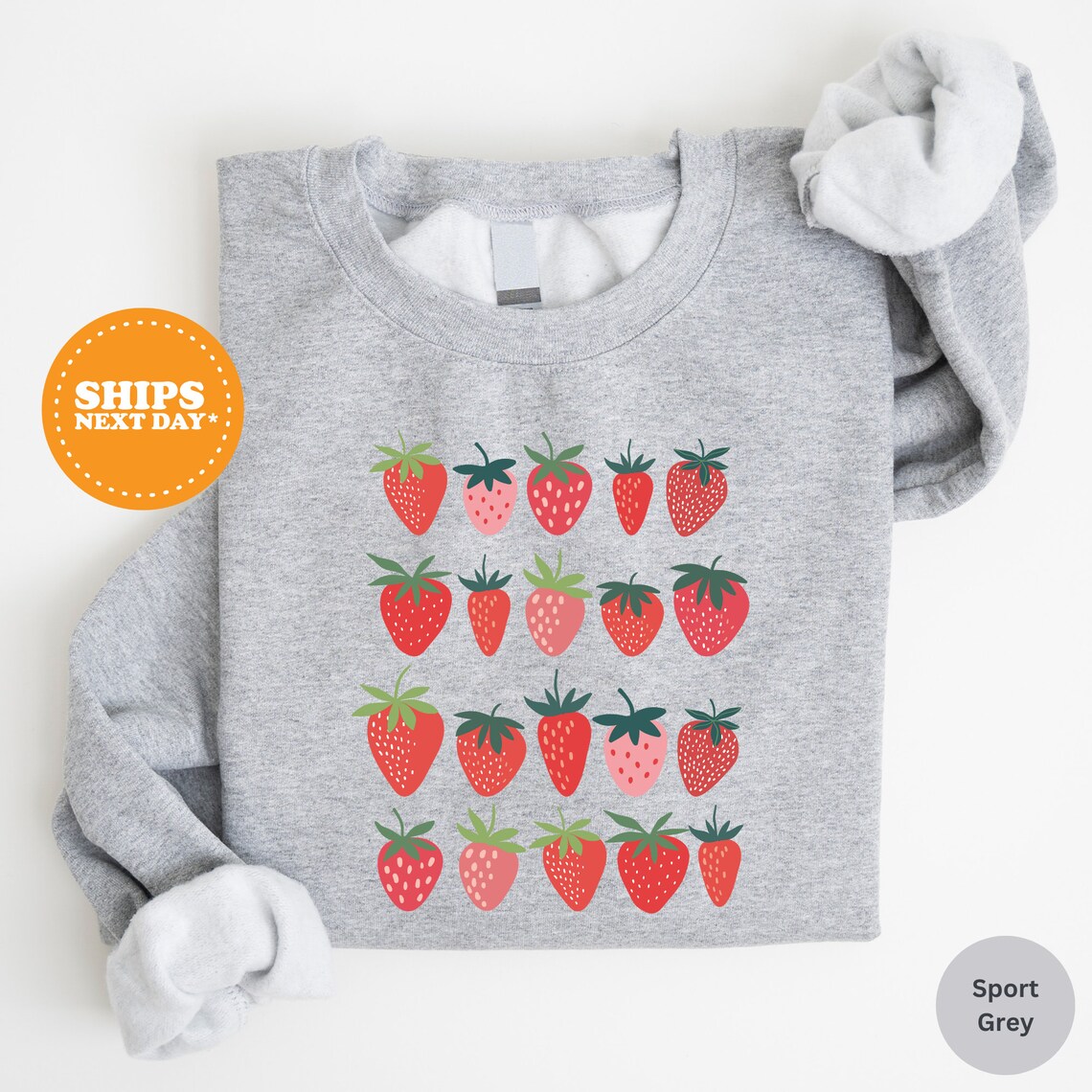 Cute Strawberry Crewneck, Aesthetic Hoodie, Back to School Crewneck ...