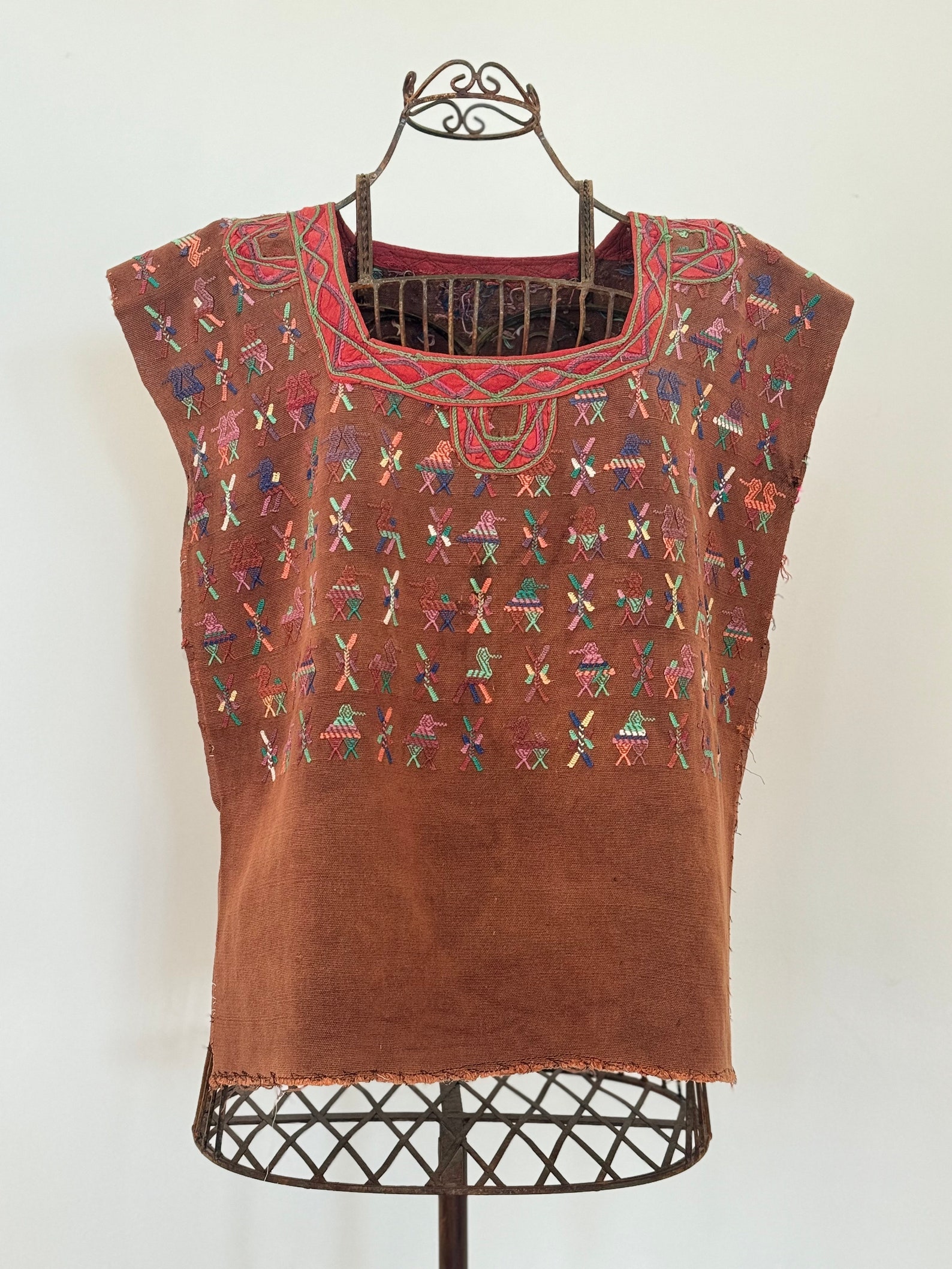 Guatemala Hand Embroidered Blouse, Hand Sewn/handmade, Indigenous ...