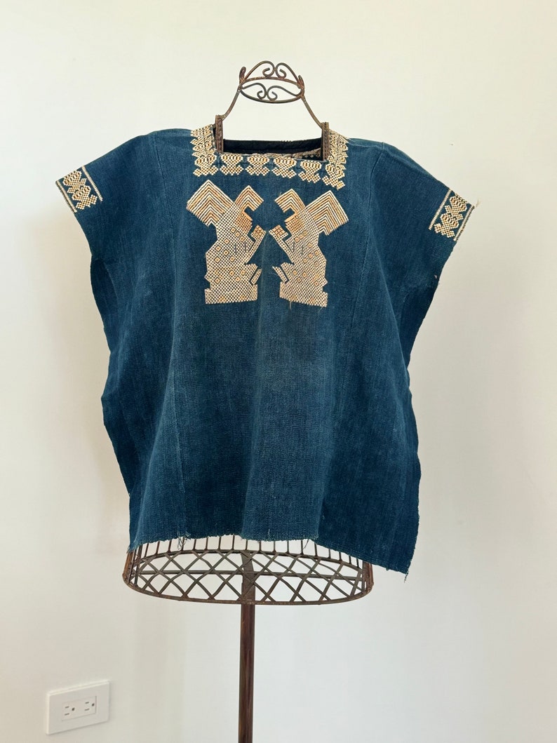 Guatemala Hand Embroidered Blouse, Hand Sewn/handmade, Indigenous ...