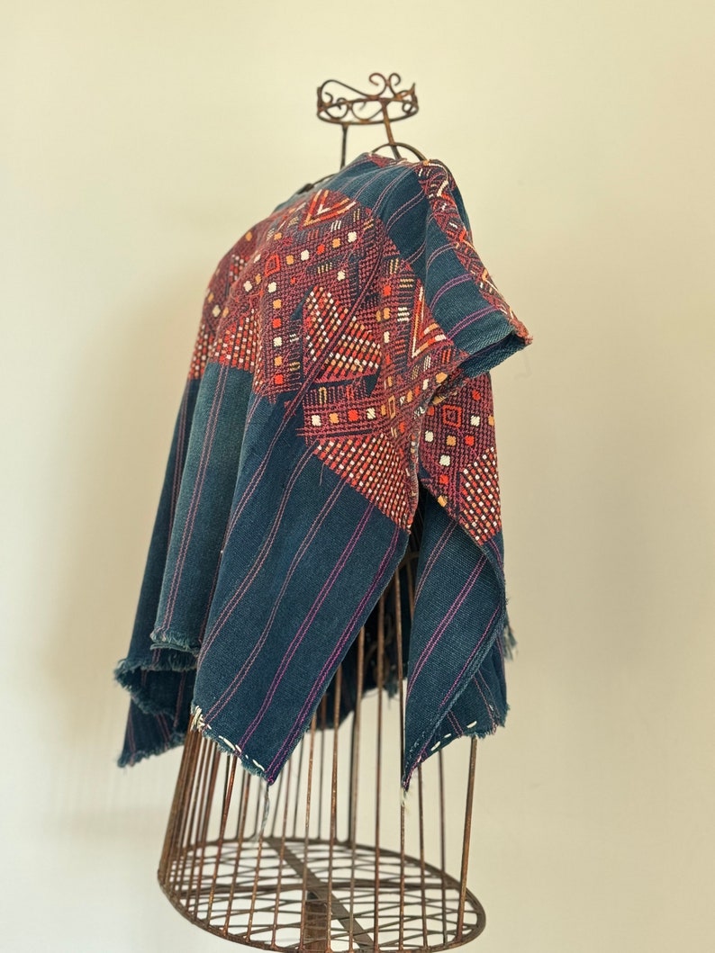 Guatemala Hand Embroidered Blouse, Hand Sewn Blouse, Indigenous ...