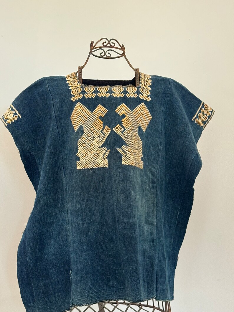 Guatemala Hand Embroidered Blouse, Hand Sewn/handmade, Indigenous ...