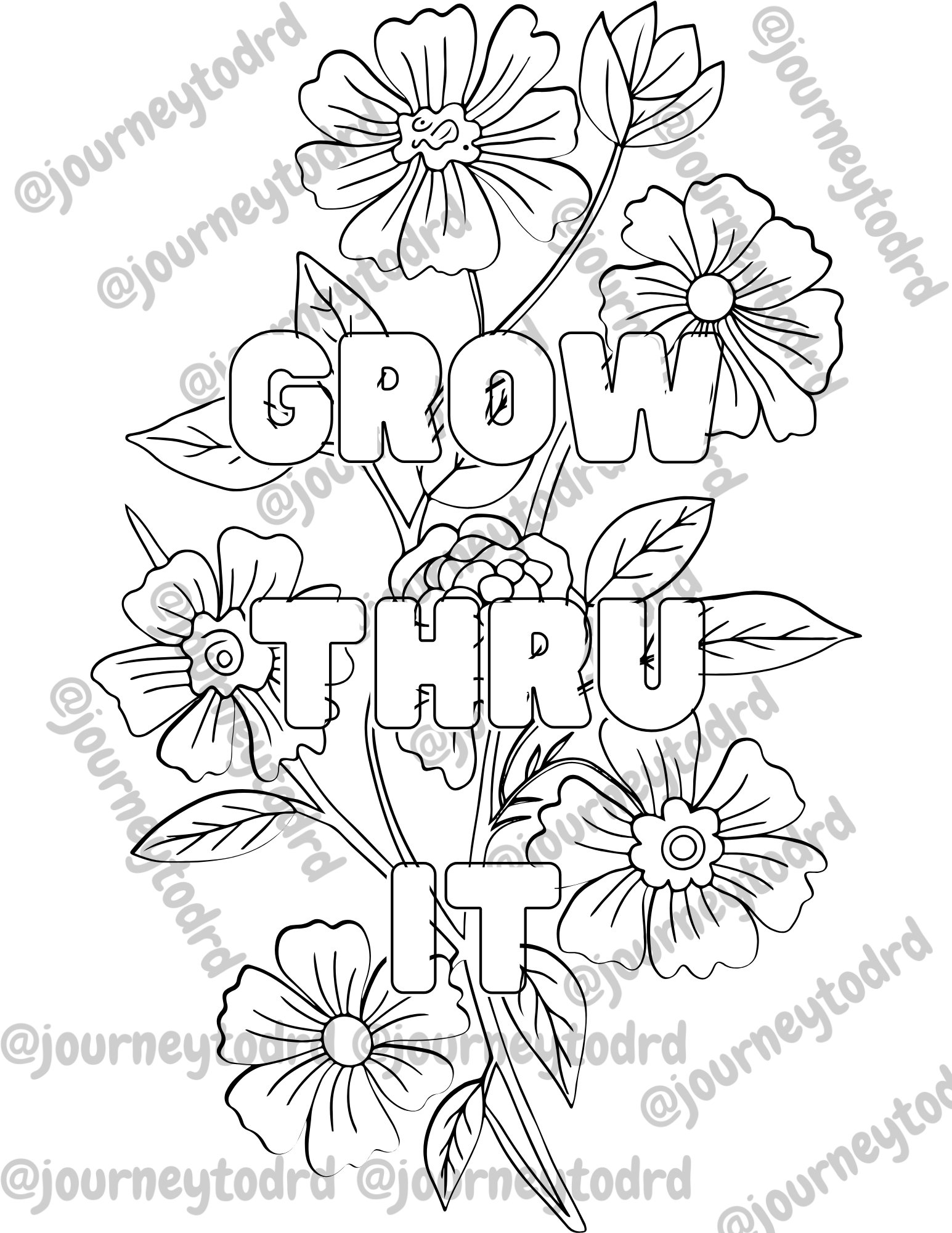 Mental Health Coloring Book VOL I - Etsy