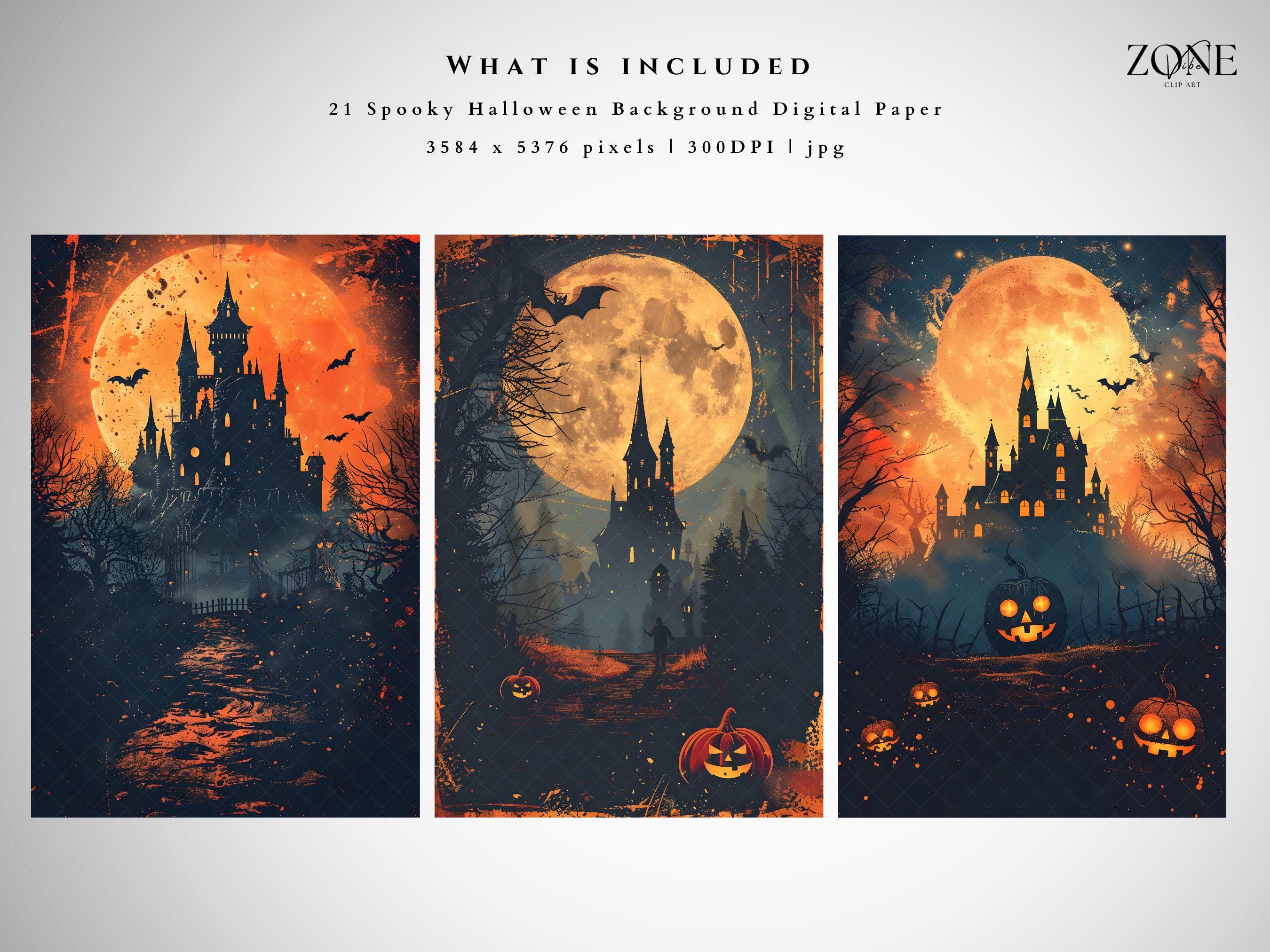 Spooky Halloween Background Picture, Halloween Party Invitation ...