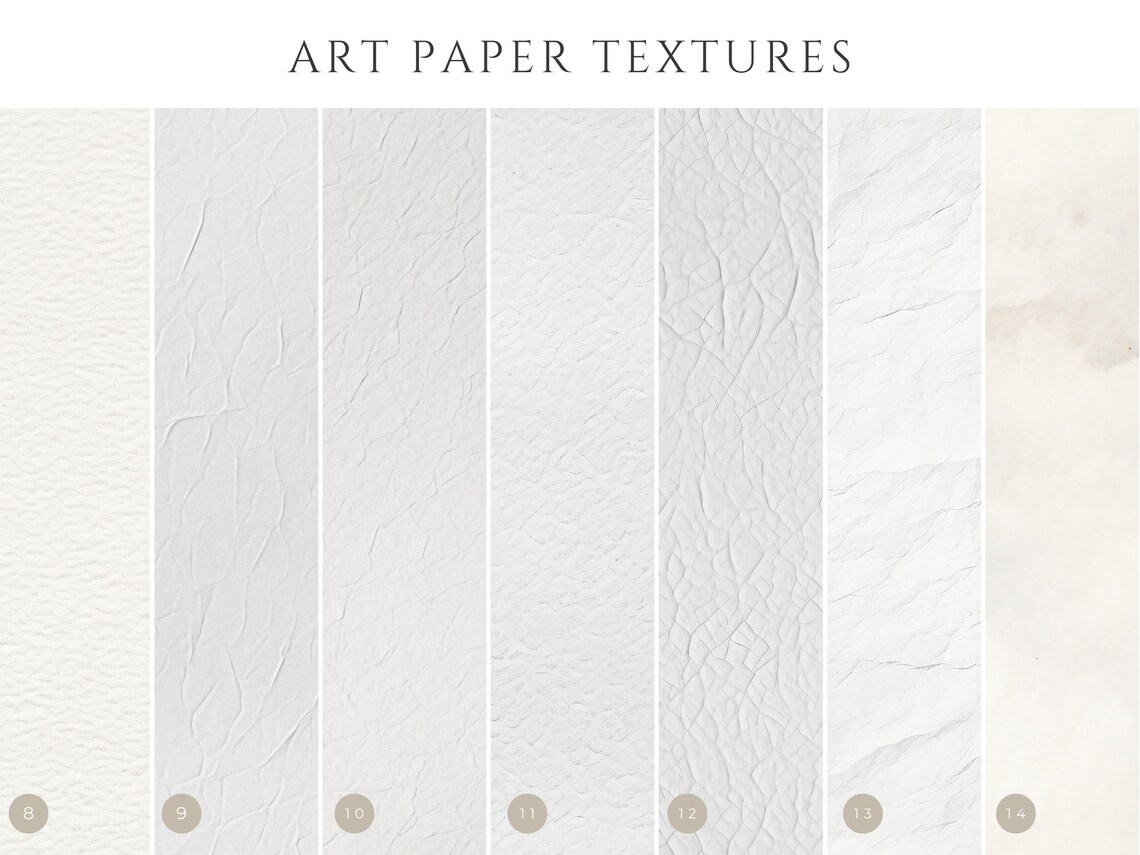White Digital Papers Watercolor Paper Textures off White and Beige ...