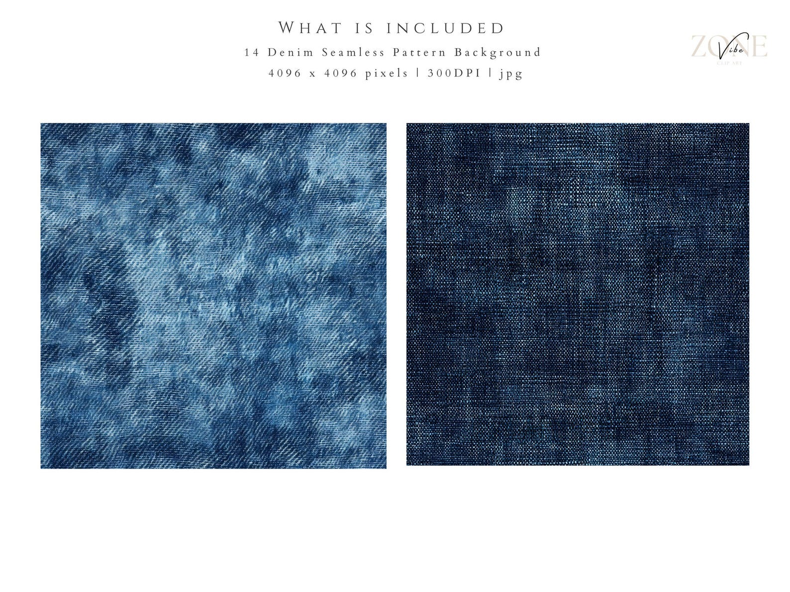 Blue Denim Texture Digital Paper, Jeans Fabric Seamless Pattern for ...