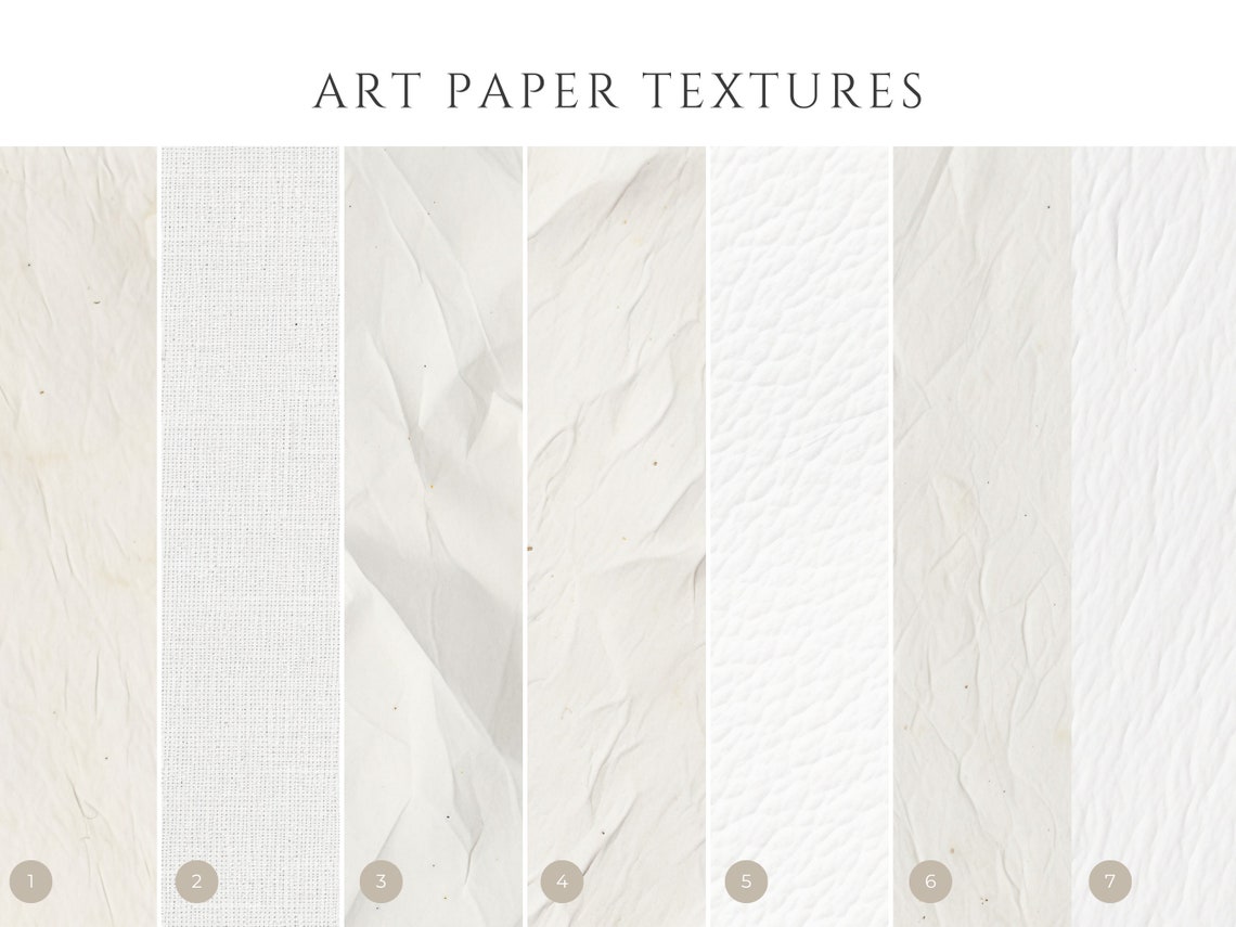 White Digital Papers Watercolor Paper Textures off White and Beige ...