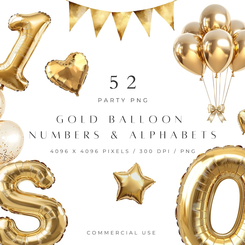 Alphabet Balloons - Etsy