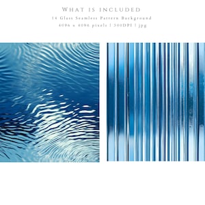 Frosted Glass Texture Digital Paper, Seamless Realistic Glass Patterns ...