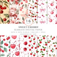 Cherry Print - Etsy
