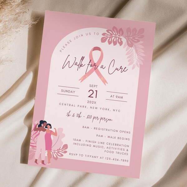 Breast Cancer Walk - Etsy