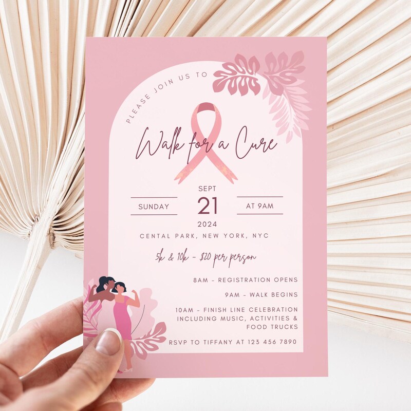 Breast Cancer Walk - Etsy