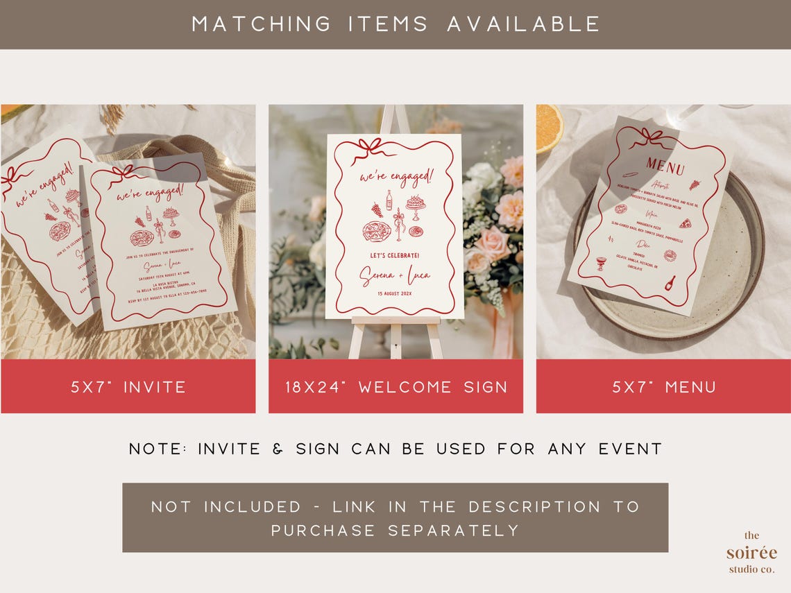 Italian Wedding Table Numbers Template, Hand Drawn Whimsical Table ...