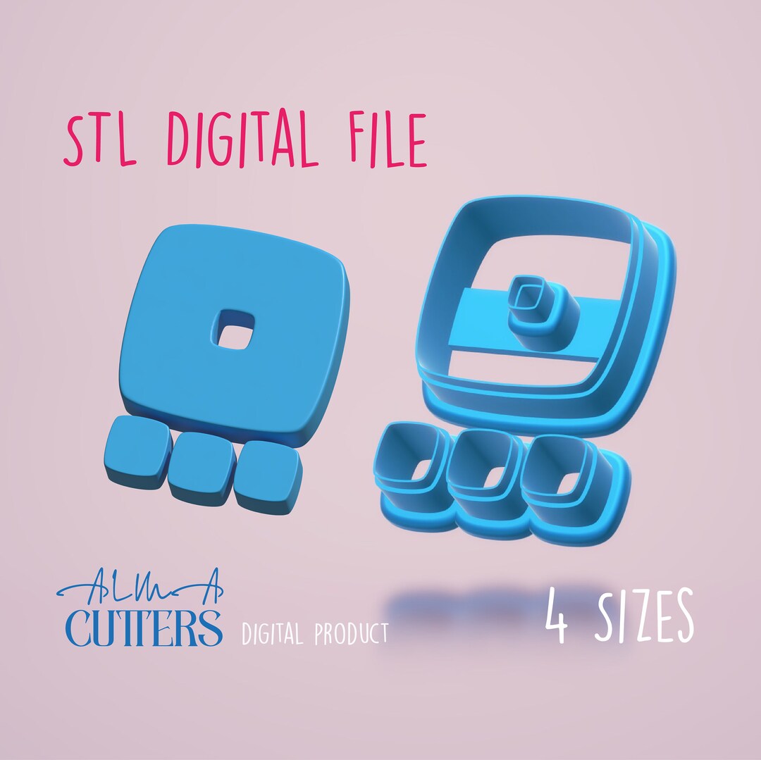 Polymer Clay Cutters STL File Clay Cutter STL Cutter File Digital STL ...
