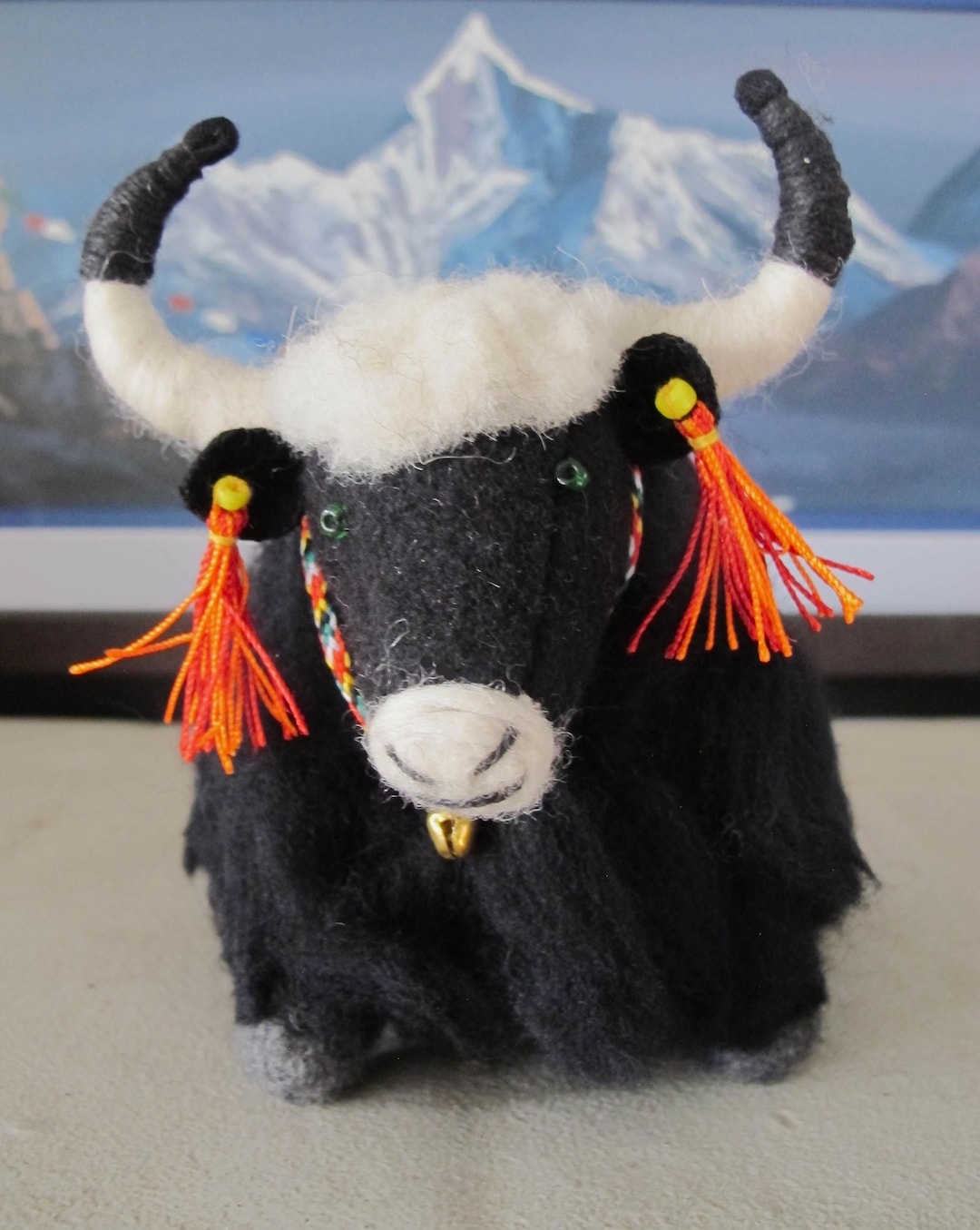 Handmade Himalayan Yak Felt Doll, Ethnic Nursery Decor With Blanket - Etsy
