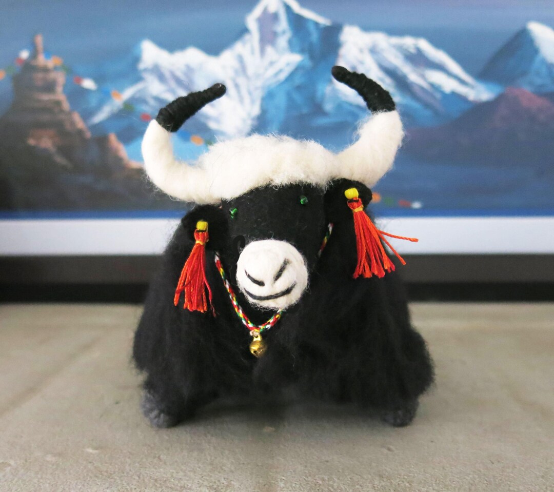 Handmade Himalayan Yak Felt Doll, Ethnic Nursery Decor - Etsy