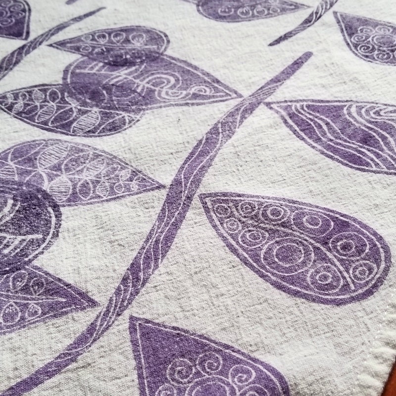 Purple Tea Towel - Etsy