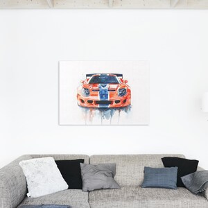 FERRARI Watercolour Painting, Printable Wall Art, Digital Download, Car ...