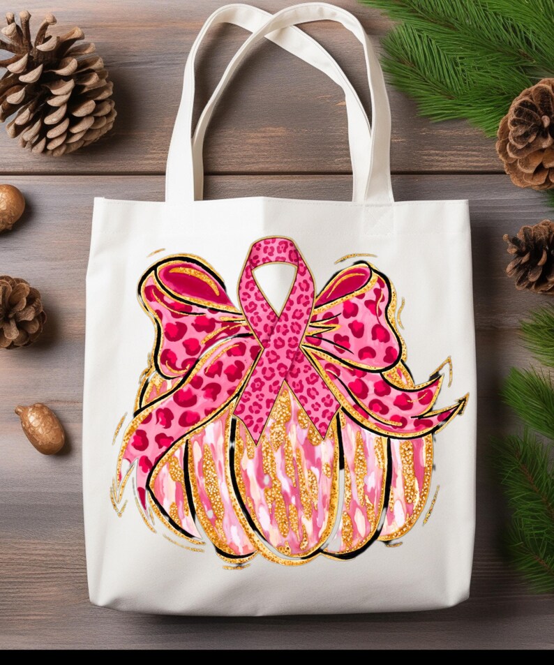 Pink Pumpkin Breast Cancer Awareness PNG: Ribbon Splatter (digital ...