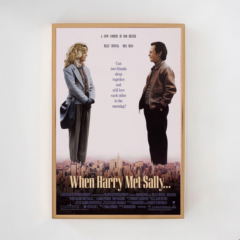 When Harry Met Sally Movie Poster, Wall Art, Home Decor, Movie ...