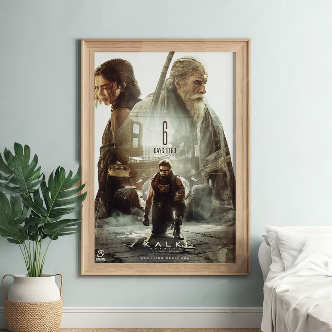 Kalki 2898 AD Movie Poster,movie Art,home Decor,movie Collectibles ...