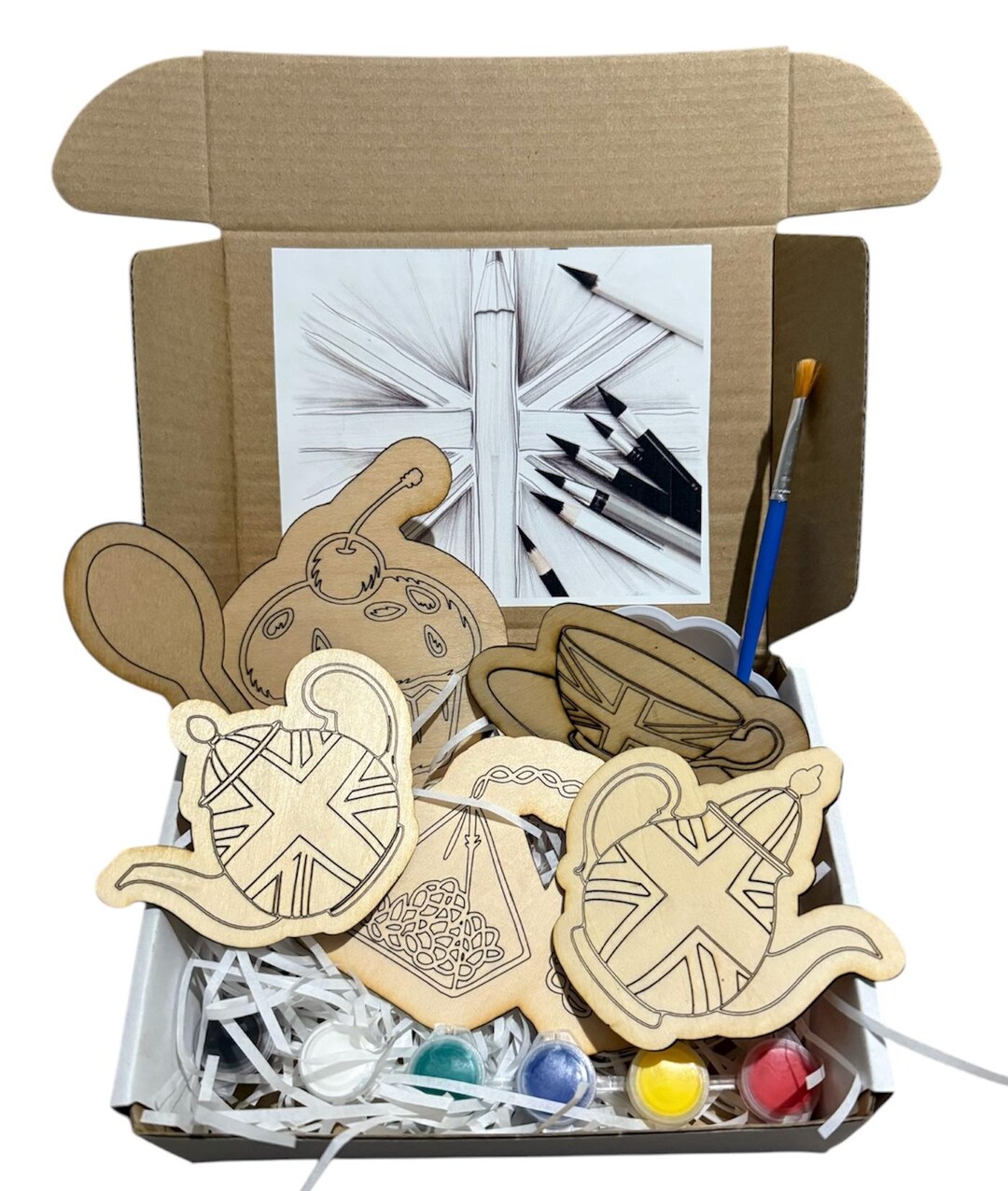 Afternoon Tea Paint Kits - Etsy