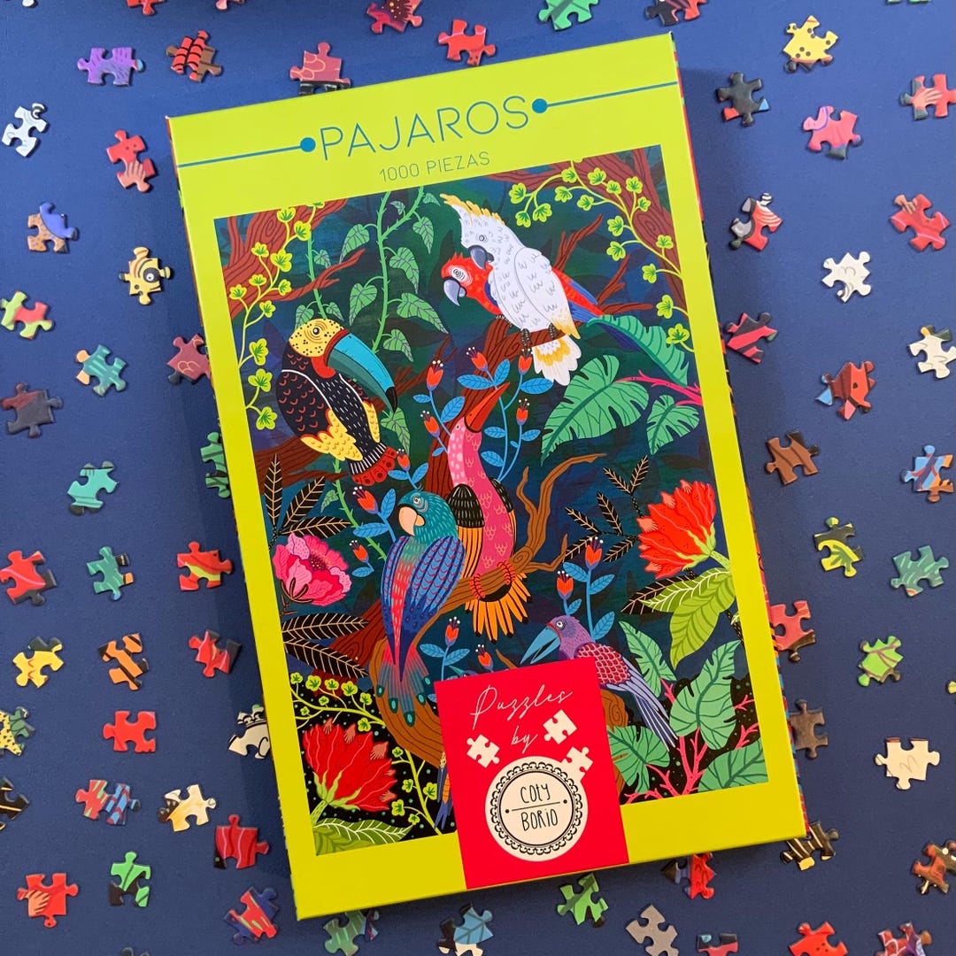 1000-piece Puzzle “birds”. Puzzles for Adults With Animal Illustrations ...